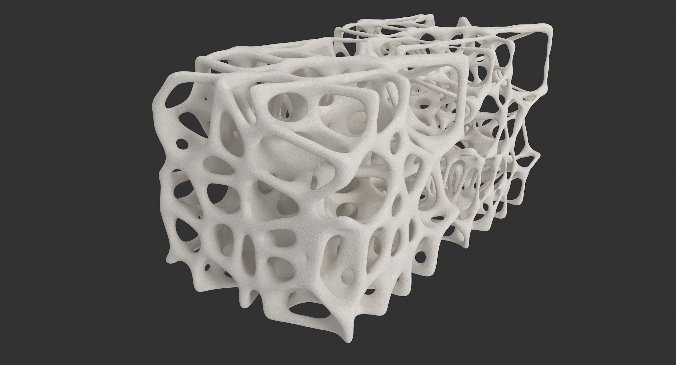 3D square bone structure model - TurboSquid 1298833