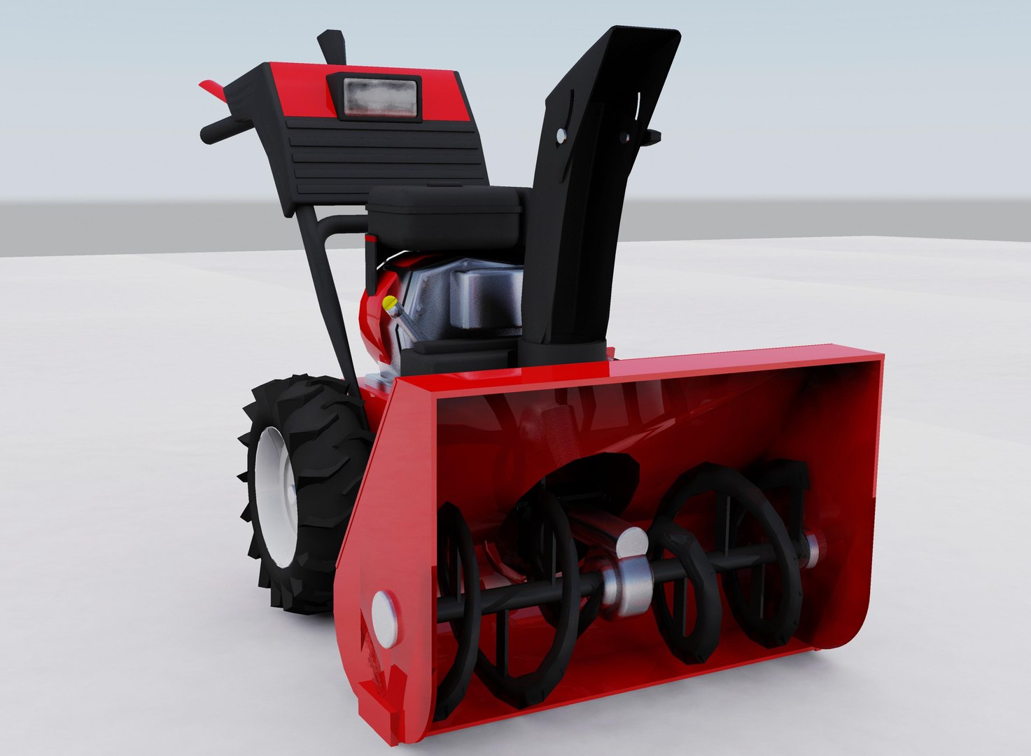 3d Model Of Snow Blower