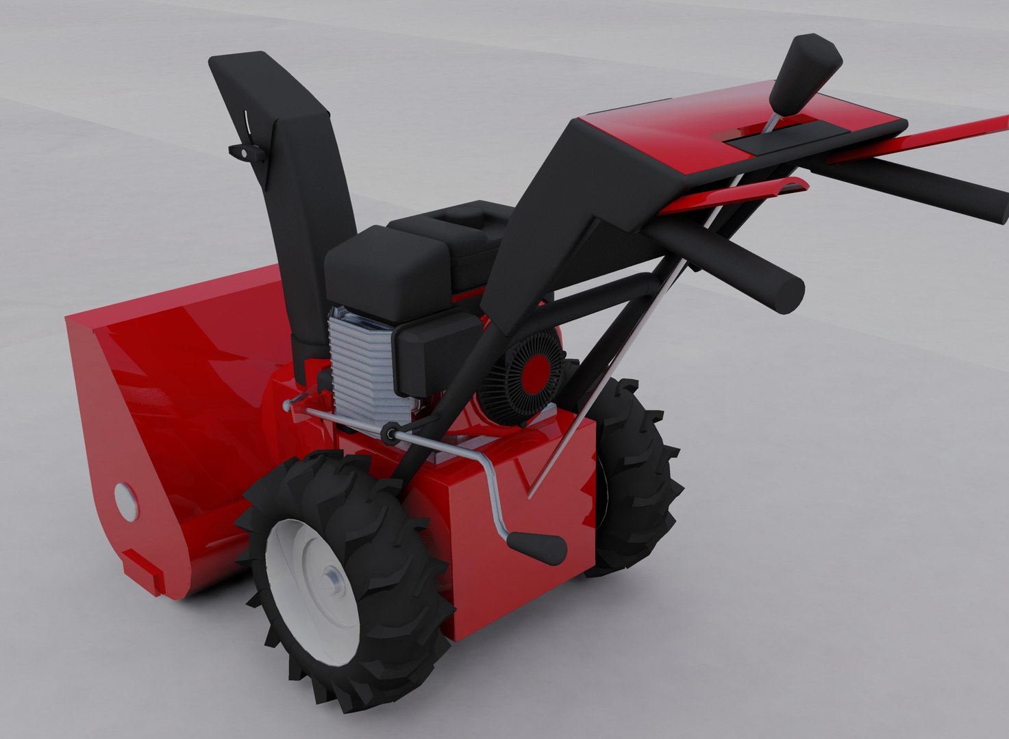 3d Model Of Snow Blower