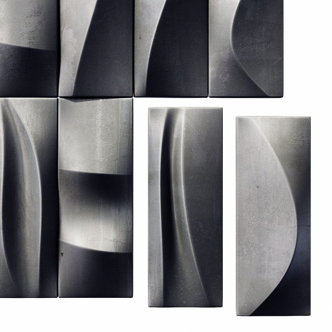 3D Tile Line Curve Decor N2 - TurboSquid 1775304