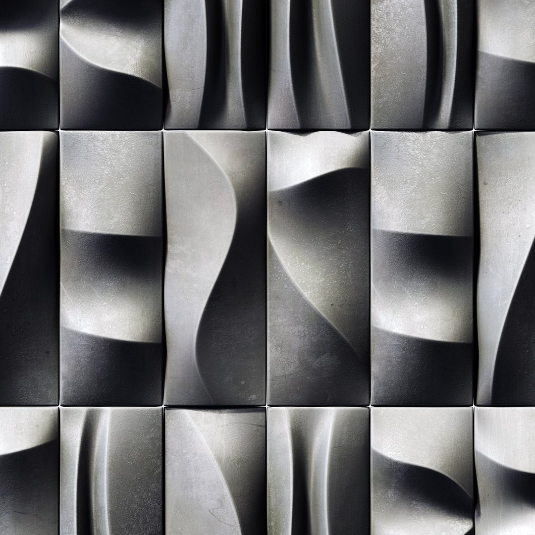 3D Tile Line Curve Decor N2 - TurboSquid 1775304