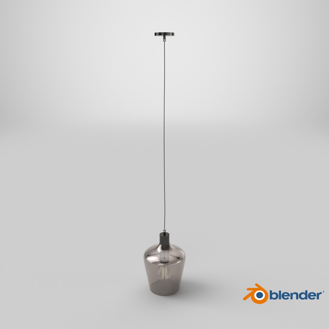 Tinted Pendant Light 3D Model - TurboSquid 2388008