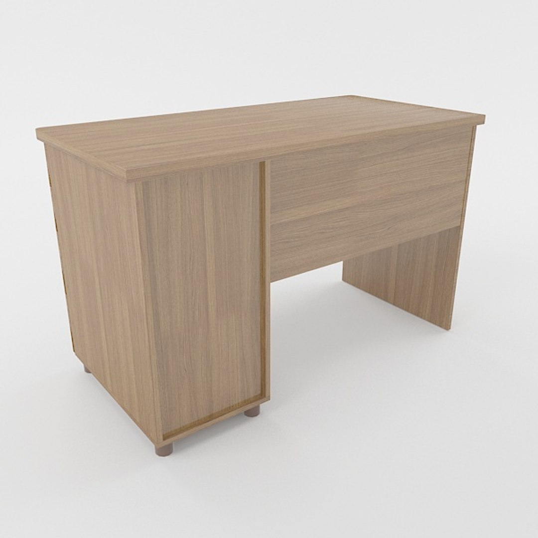 Desk Bedroom Leta 3d Model