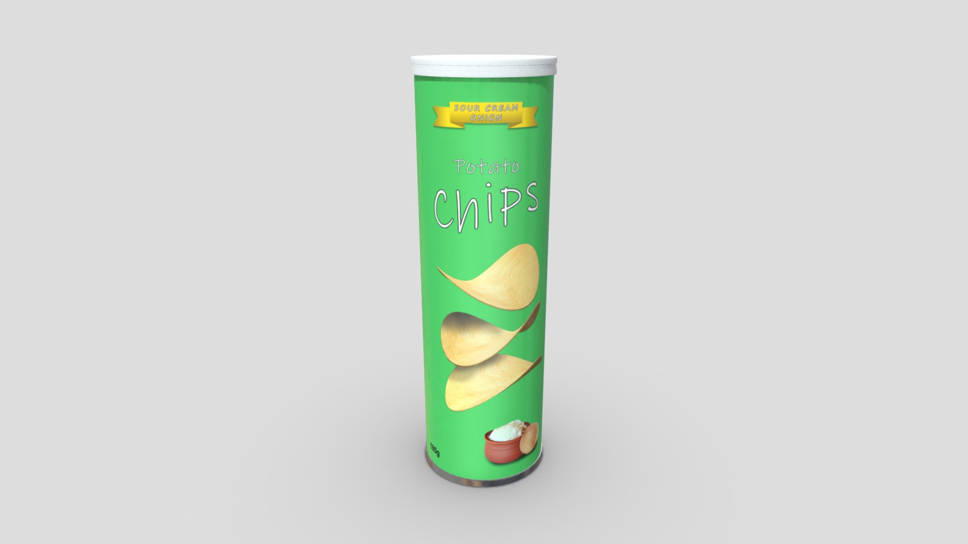 3D Potato Chips Tube 3 - TurboSquid 2167803