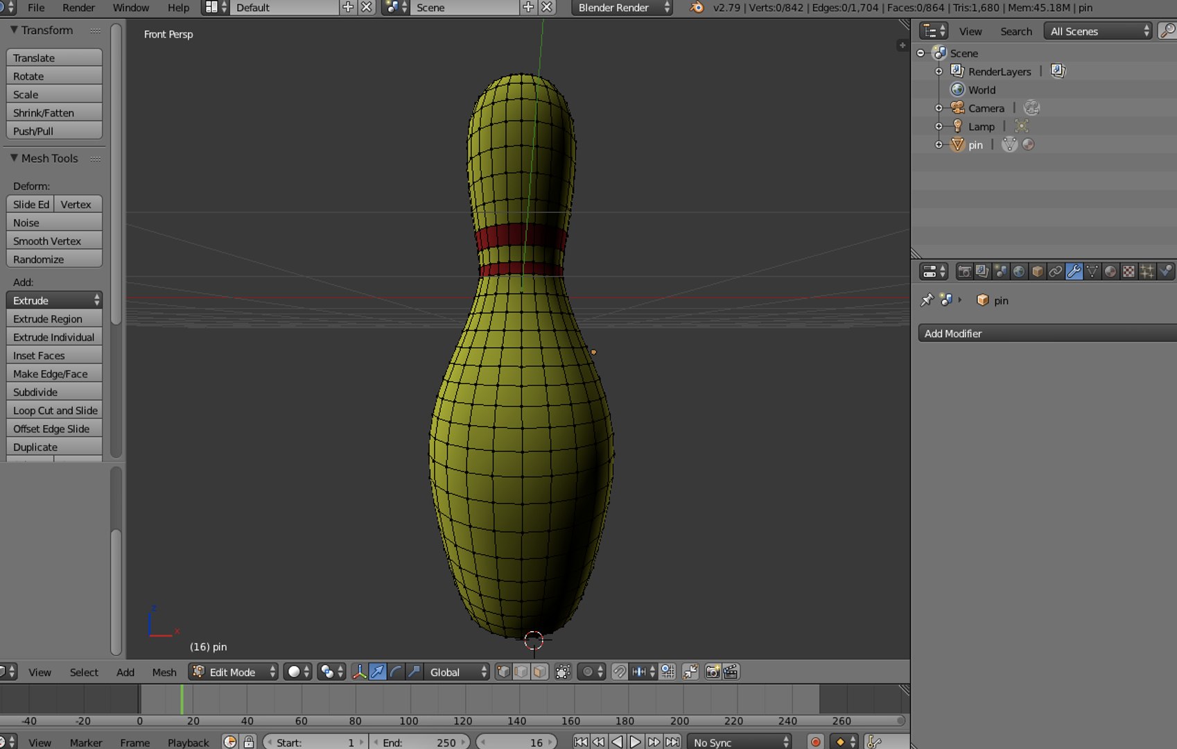 Free Bowling Pin 3D Model - TurboSquid 1368562