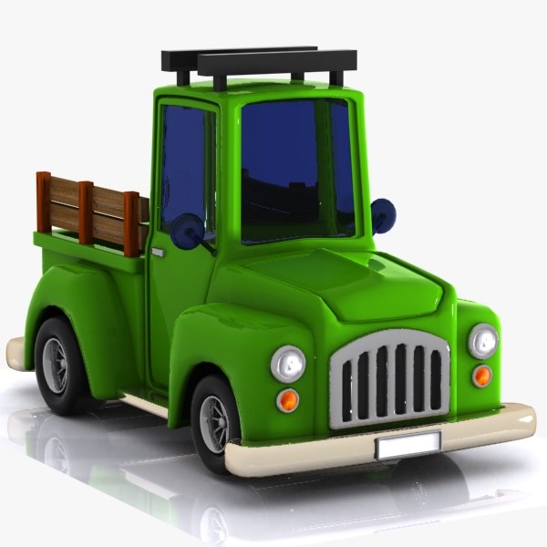 cartoon pickup pick 3d 3ds