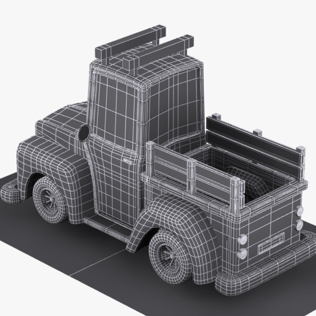 Cartoon Pickup Pick 3d 3ds