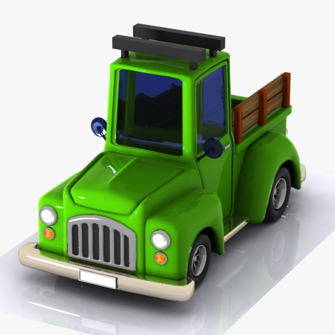 Cartoon Pickup Pick 3d 3ds