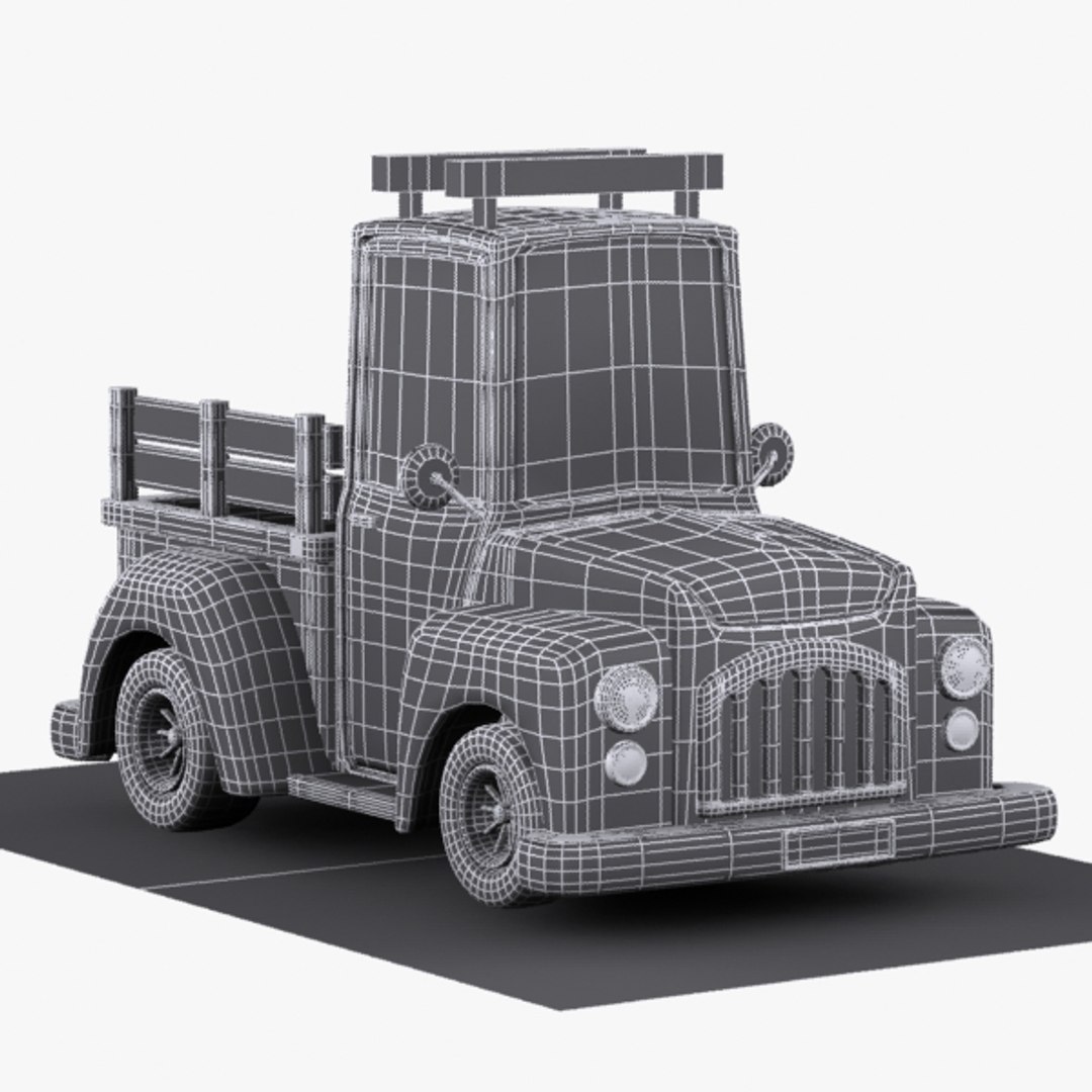 Cartoon Pickup Pick 3d 3ds