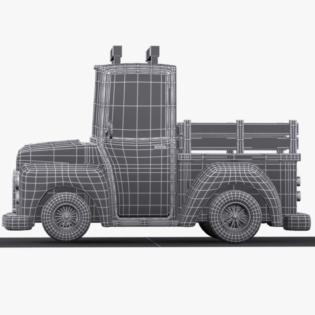 Cartoon Pickup Pick 3d 3ds