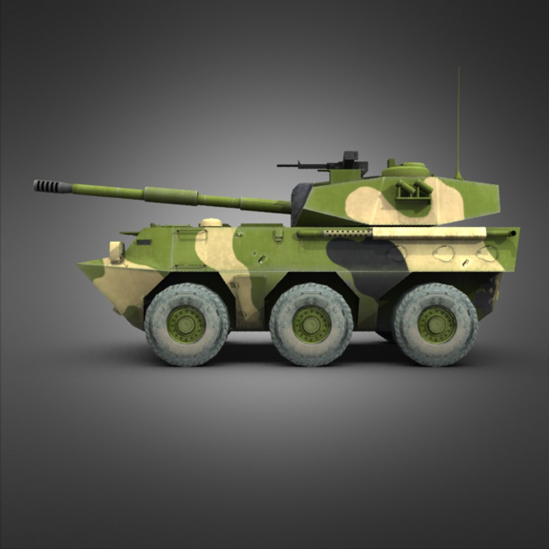 3d Ptl02 Wheeled Assault Gun