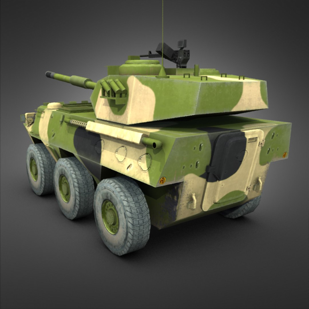 3d Ptl02 Wheeled Assault Gun