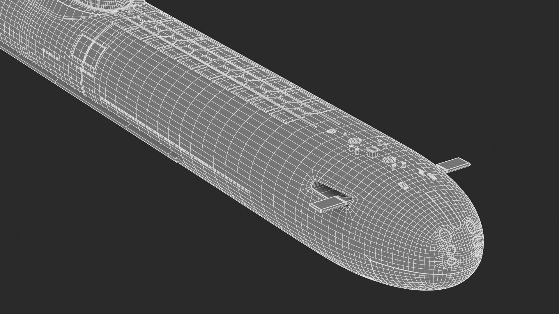 Typhoon Class Submarine 3D Model - TurboSquid 1660732