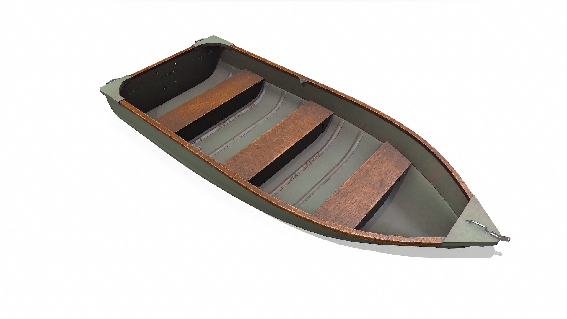 3D Old Metal Rowboat Low-poly PBR Model - TurboSquid 2317546