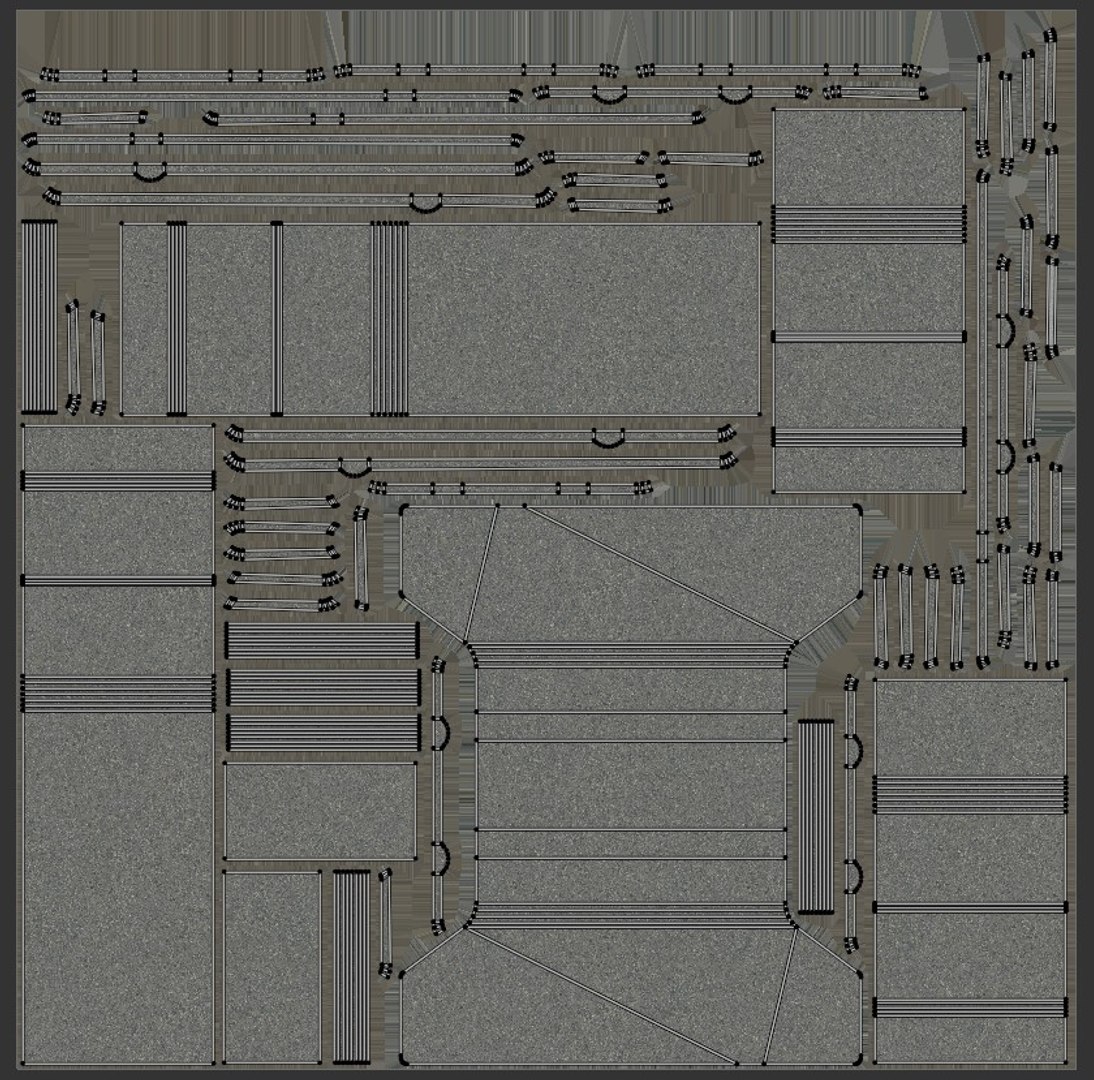 Self-locking I-shaped Paving Block 3D Model - TurboSquid 2291131