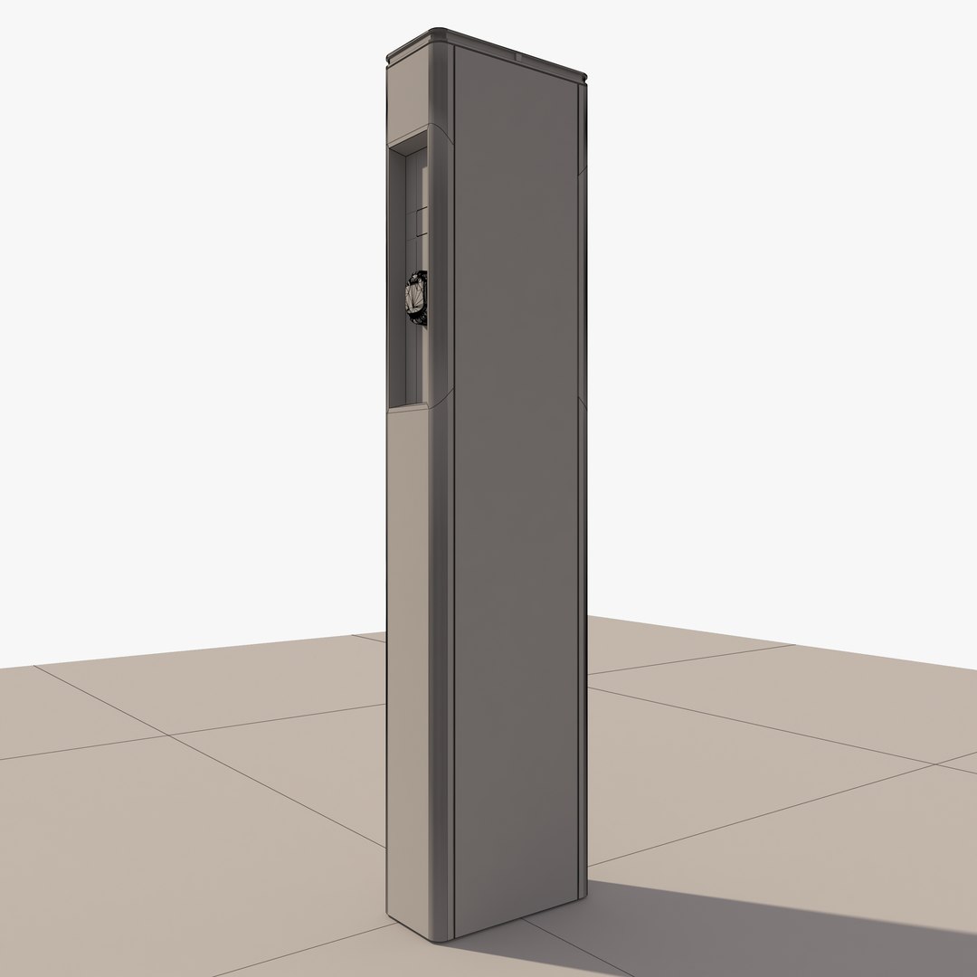 Electric Vehicle Charging Station SICHARGE AC22 3D Model - TurboSquid ...