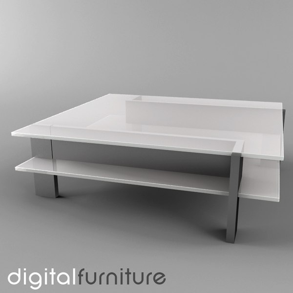 3d coffee table model