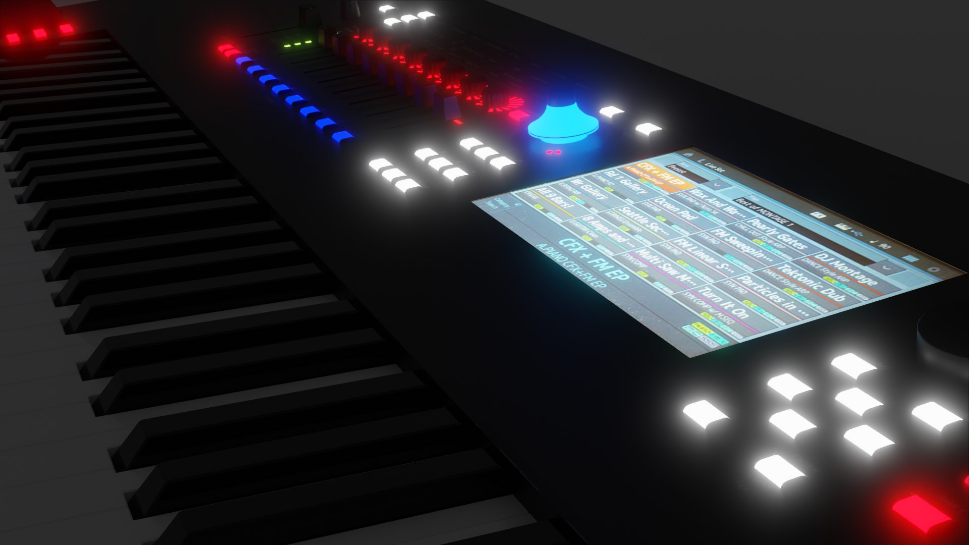 Synthesizer 3D model - TurboSquid 2134537