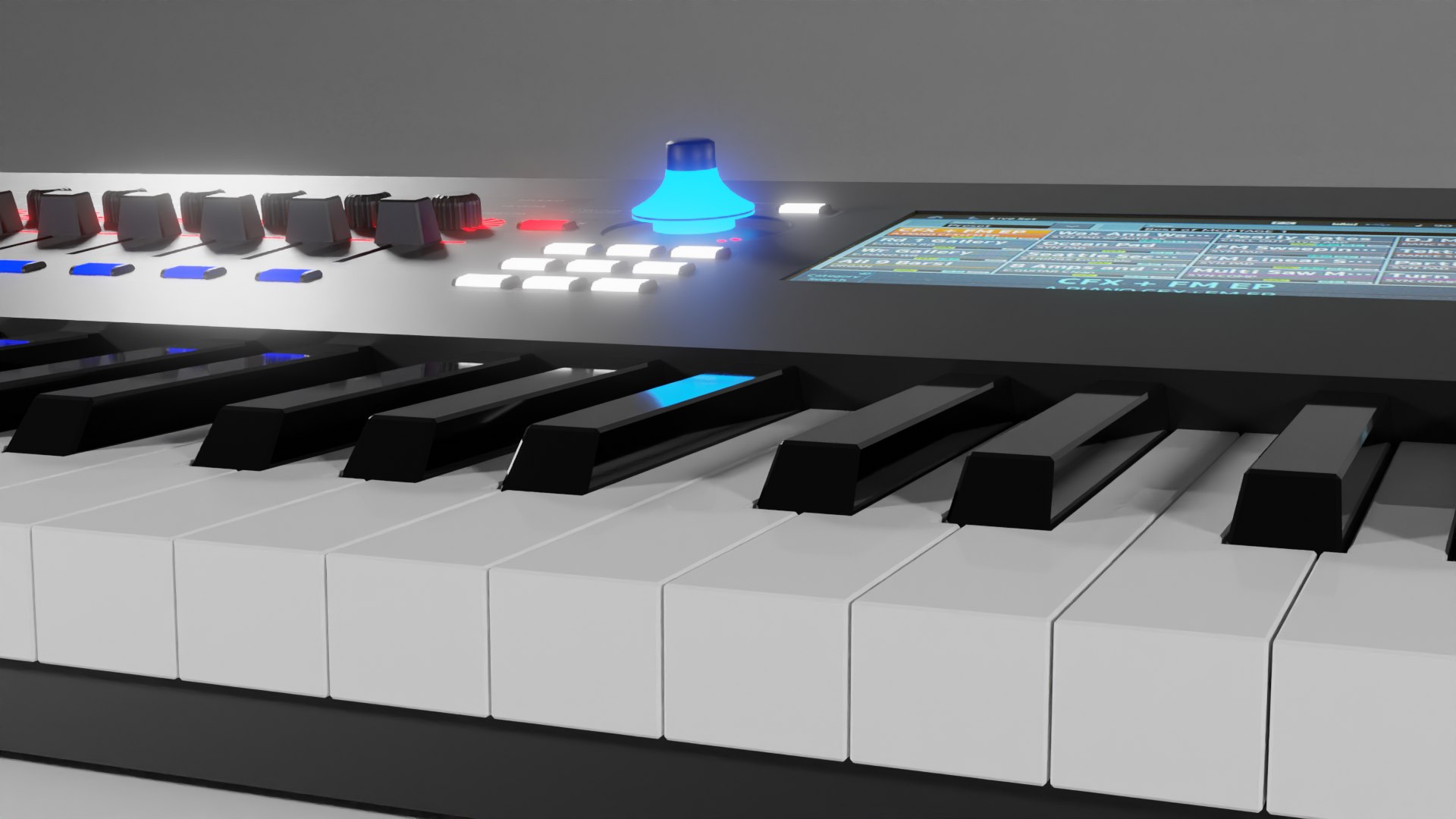Synthesizer 3D model - TurboSquid 2134537