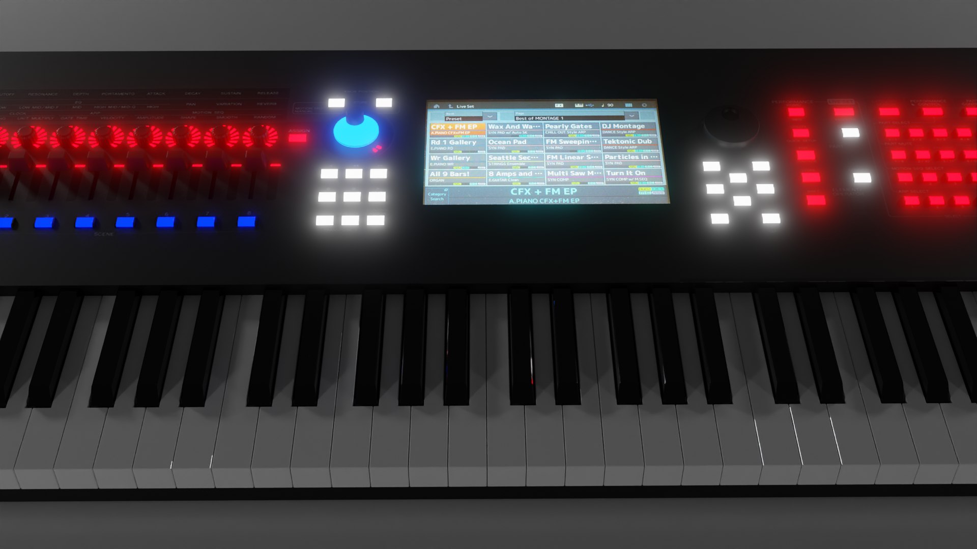 Synthesizer 3D model - TurboSquid 2134537