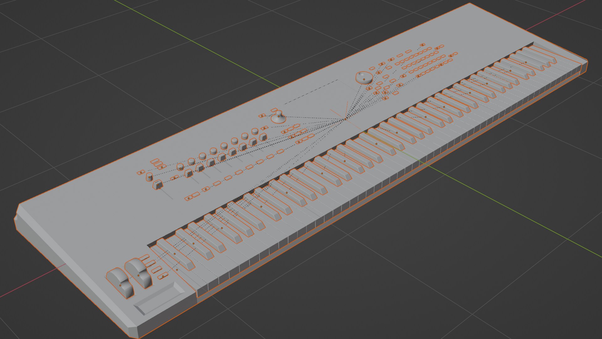 Synthesizer 3D model - TurboSquid 2134537