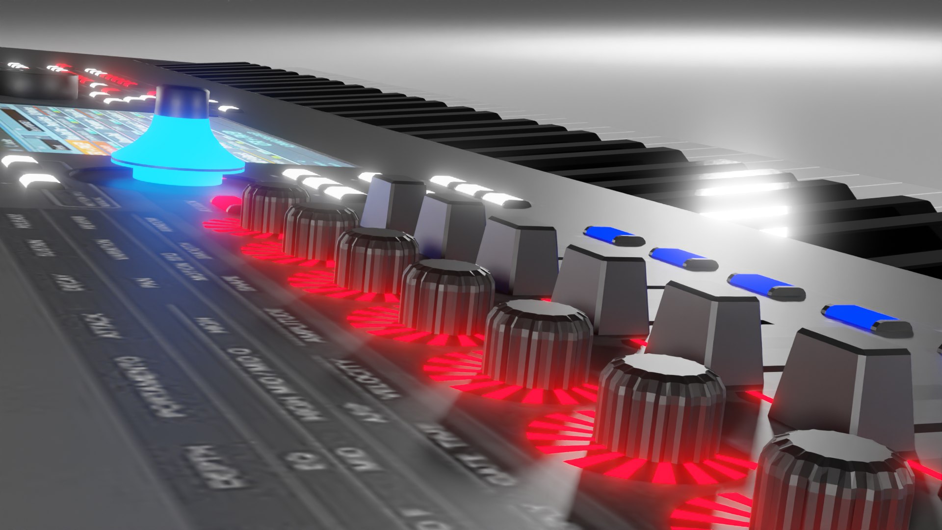 Synthesizer 3D model - TurboSquid 2134537