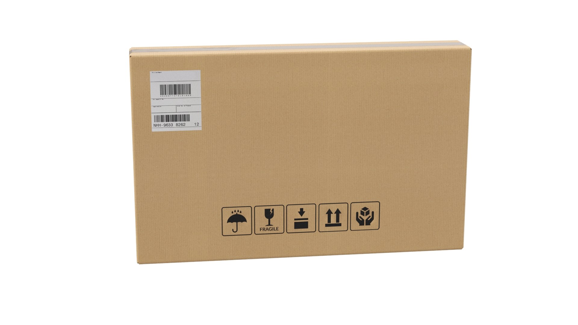 Detailed Cardboard Box 01 3D Model - TurboSquid 2182442