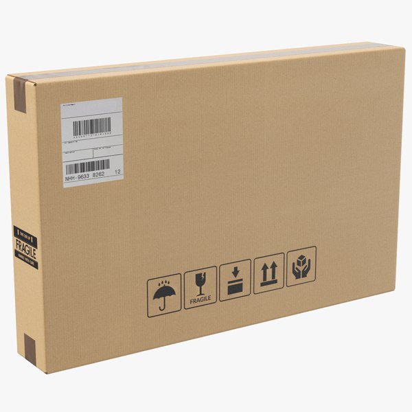 modelo 3d Caja De Cartón Detallada 01 - TurboSquid 2182442