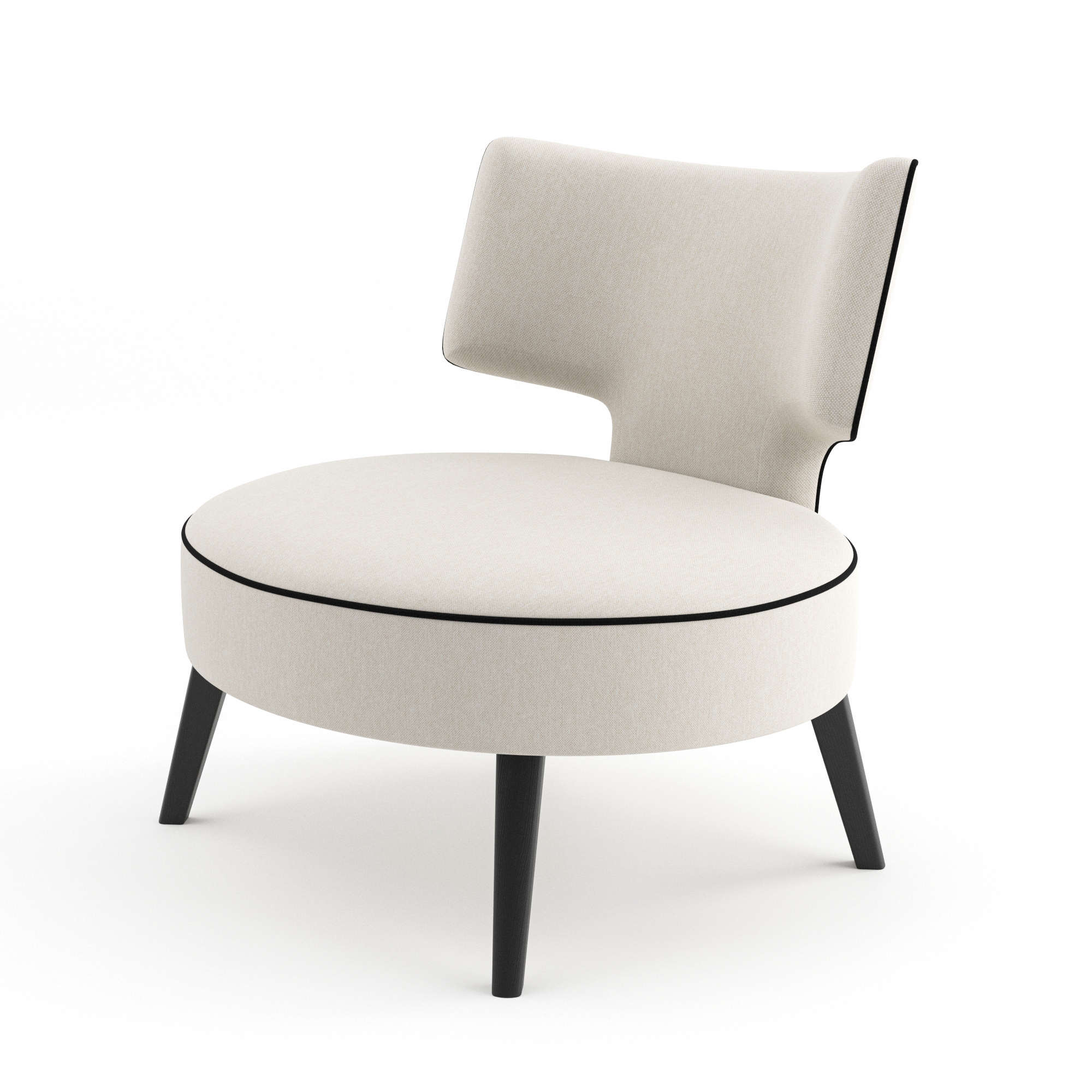 Armchairs drop flexform ermione 3D model - TurboSquid 1610890