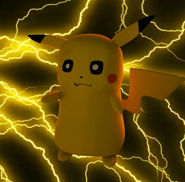 Pikachu Lightning Wallpaper