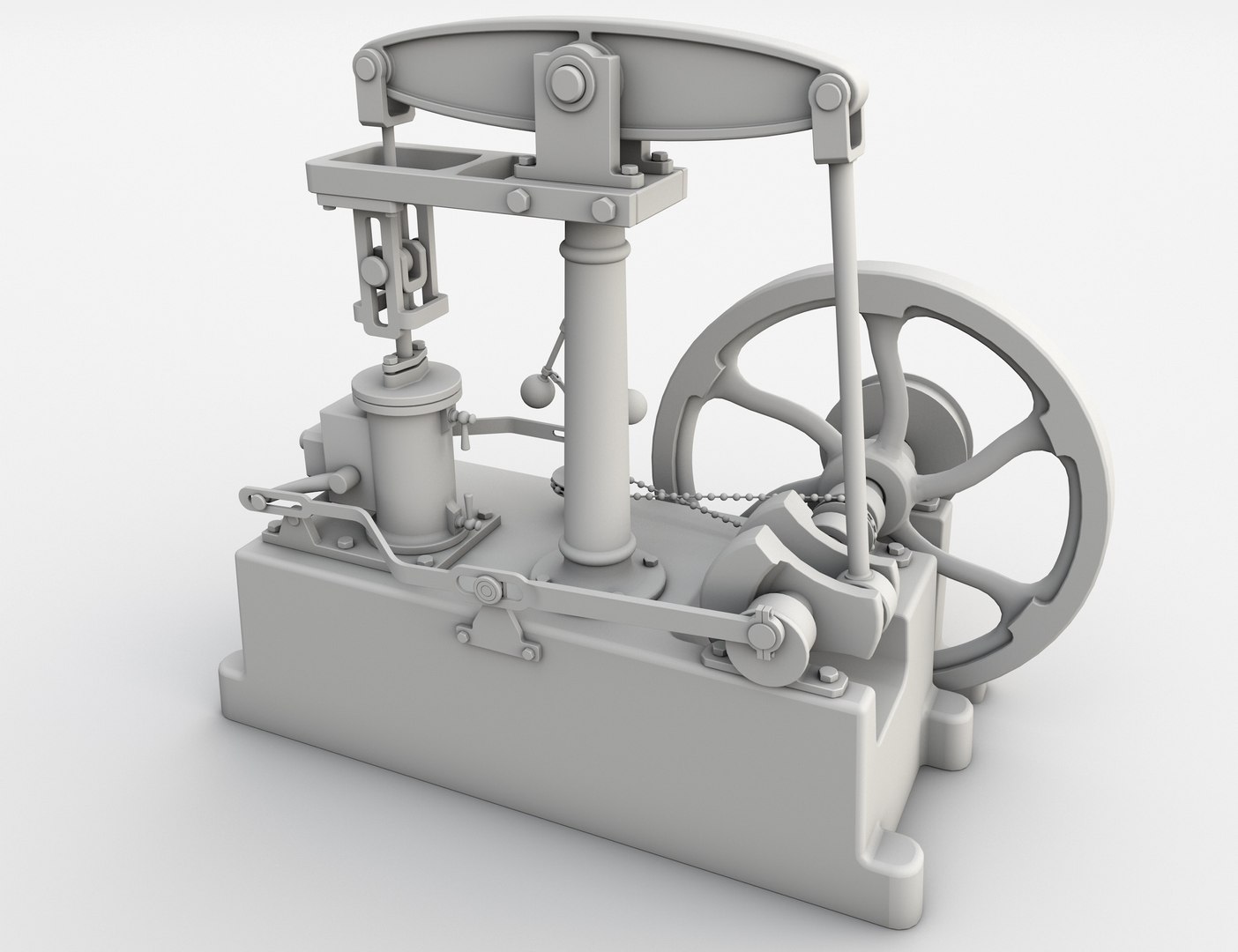 Beam Engine Model - TurboSquid 1410378