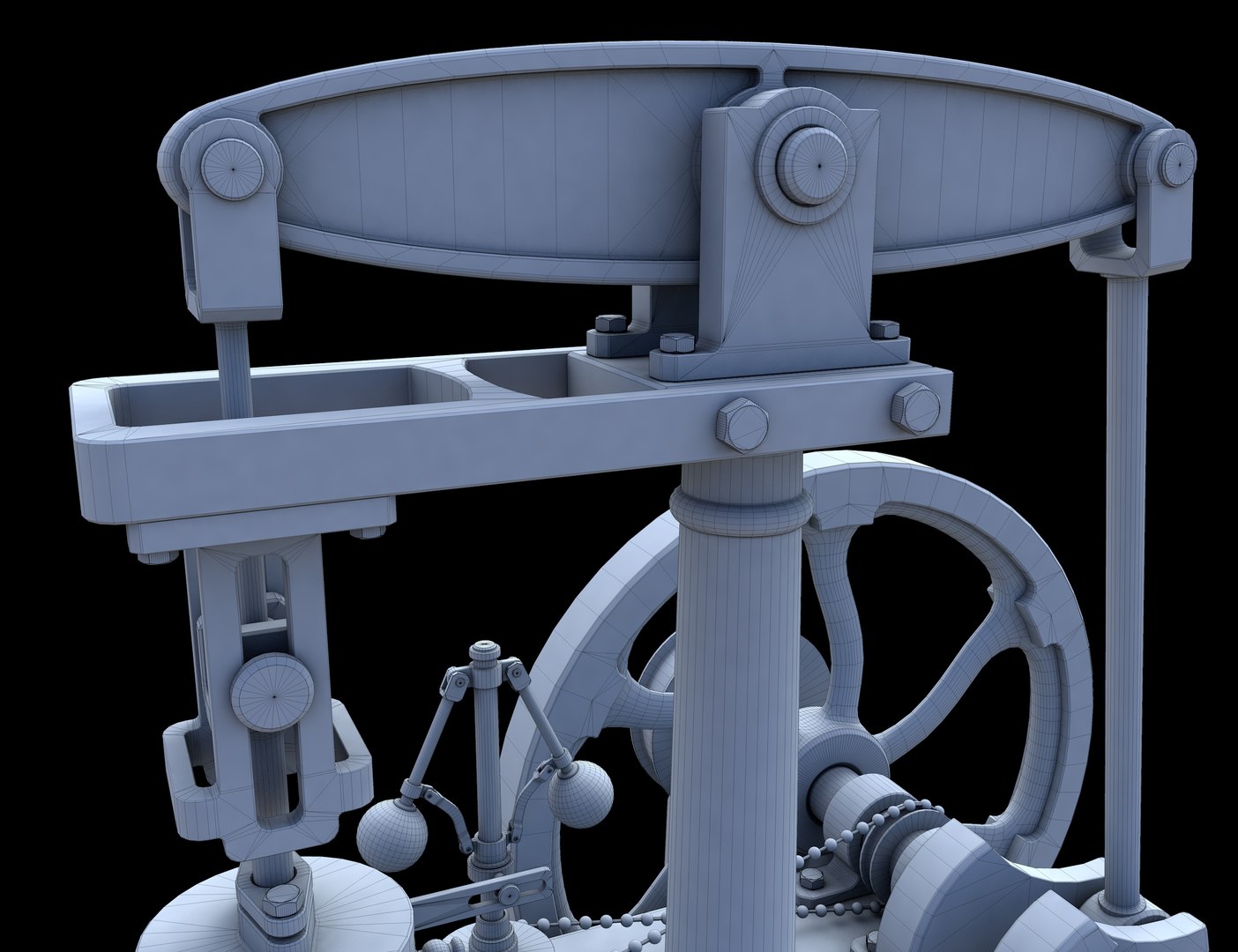 Beam Engine Model - TurboSquid 1410378