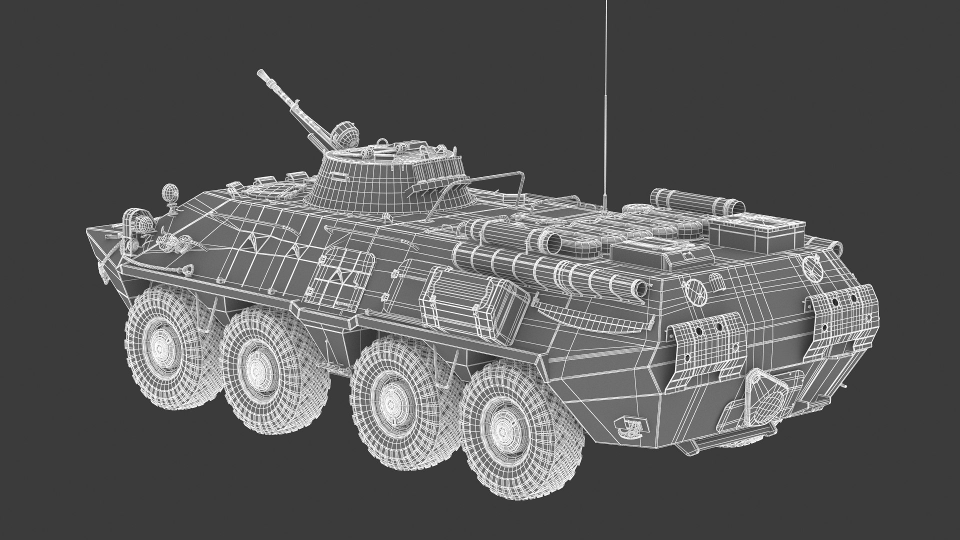 BTR-82A Armoured Personnel Carrier 3D model - TurboSquid 1921348