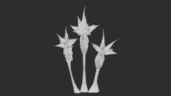 Alien palm vegetation 3D - TurboSquid 1688710