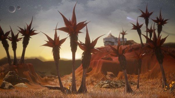 Alien palm vegetation 3D - TurboSquid 1688710