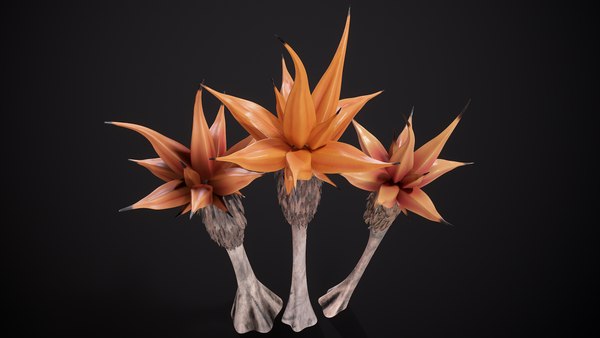 Alien palm vegetation 3D - TurboSquid 1688710