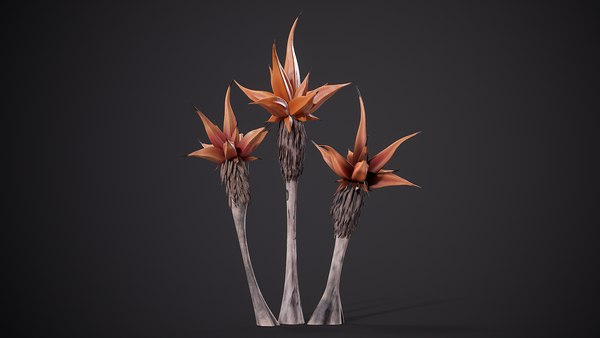 Alien palm vegetation 3D - TurboSquid 1688710
