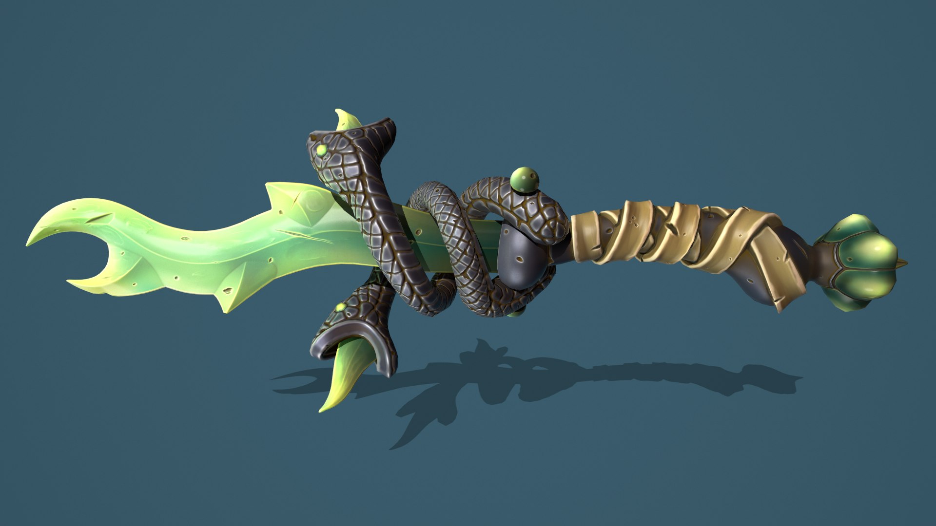 3D Snake Dagger - TurboSquid 1773841