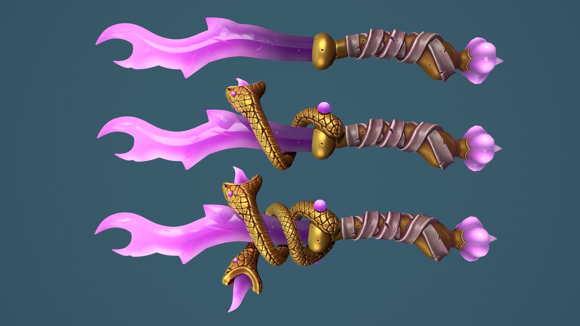 3D Snake dagger - TurboSquid 1773841