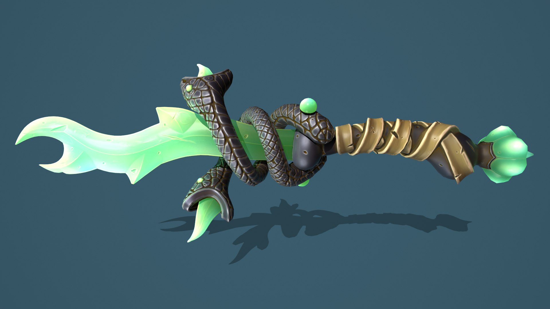 3D Snake Dagger - TurboSquid 1773841