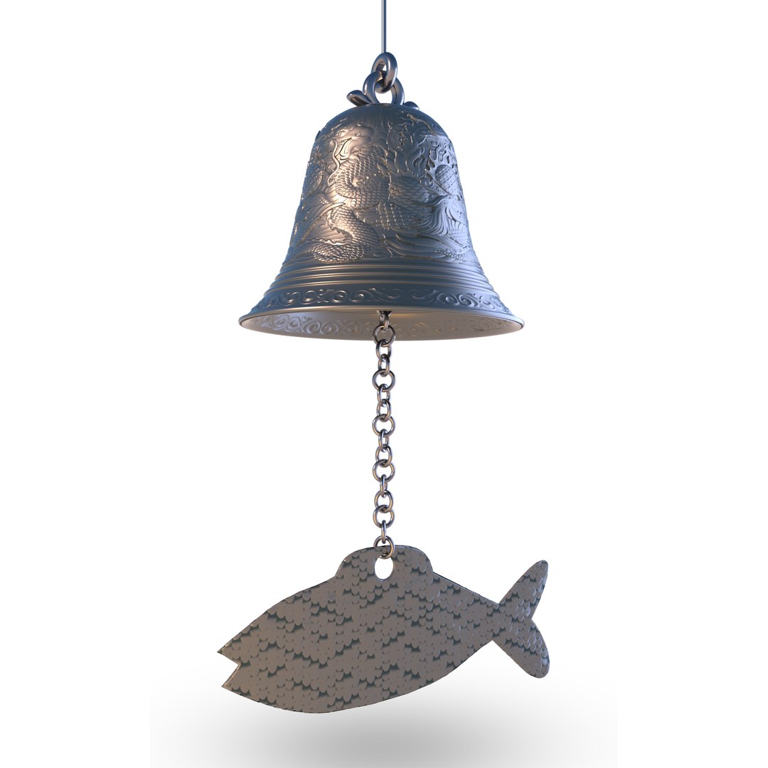 3D Model Asian Traditional Bell - TurboSquid 1924905