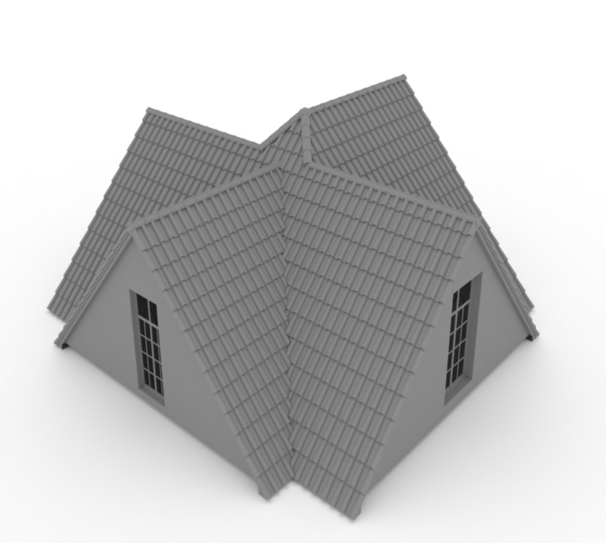Realistic Roof Shingles 5 3D Model - TurboSquid 1723392