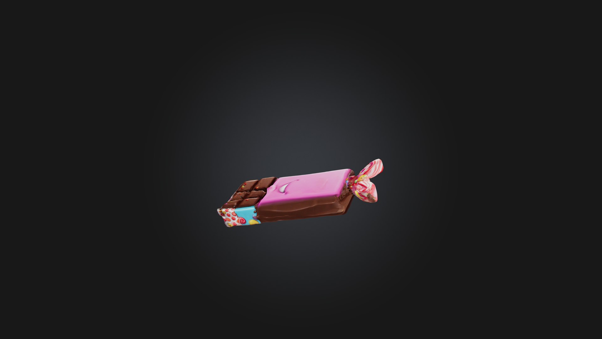Cartoon Candy Bar 3D Model - TurboSquid 2291964