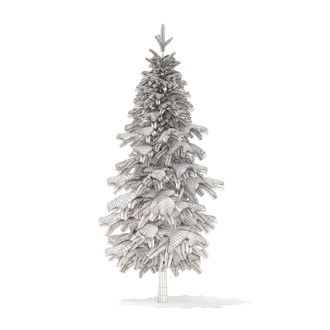 Fir Tree Snow 2 3D Model - TurboSquid 1273677