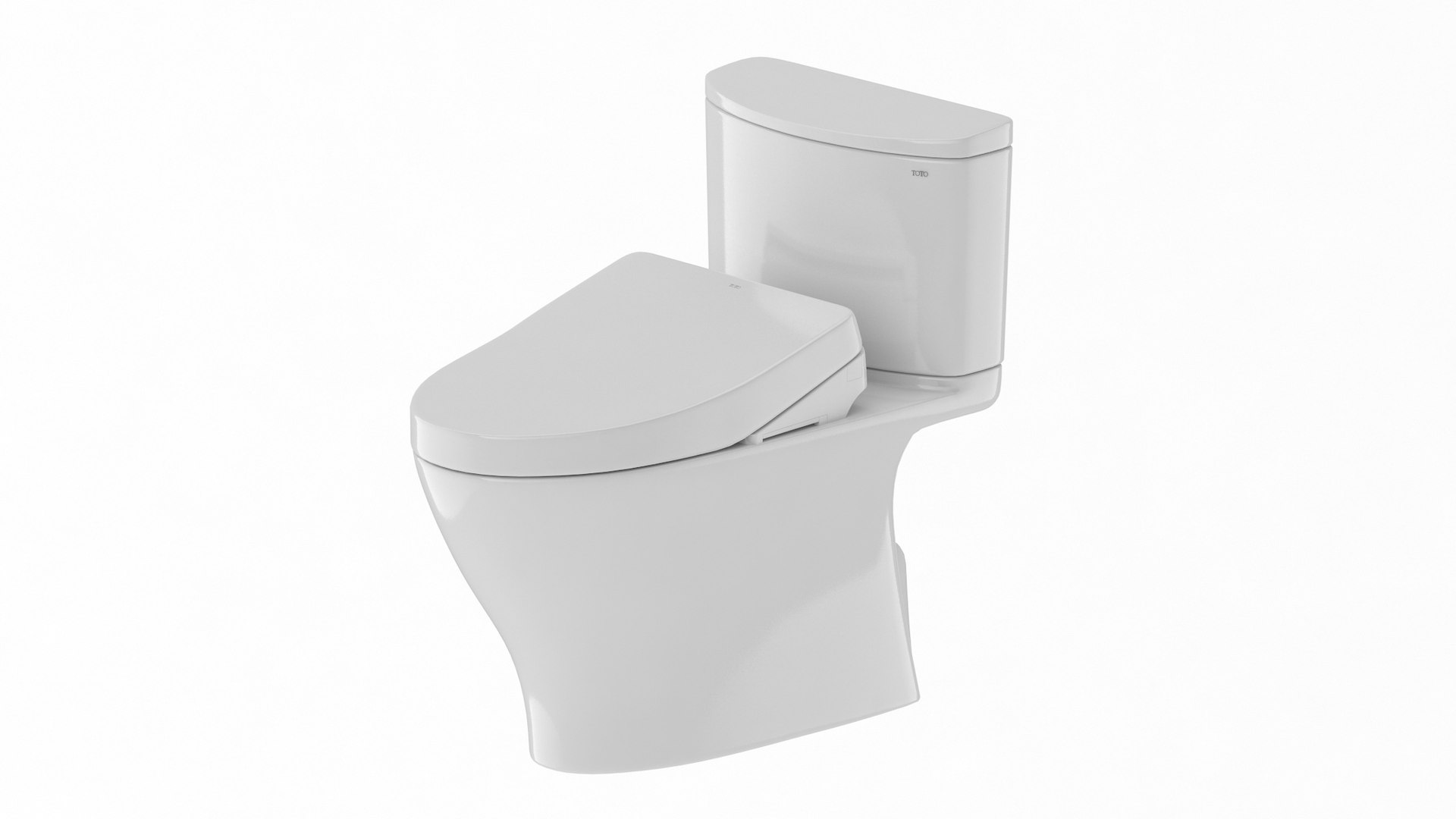 3D Toilet Piece Two-piece Model - TurboSquid 1572601