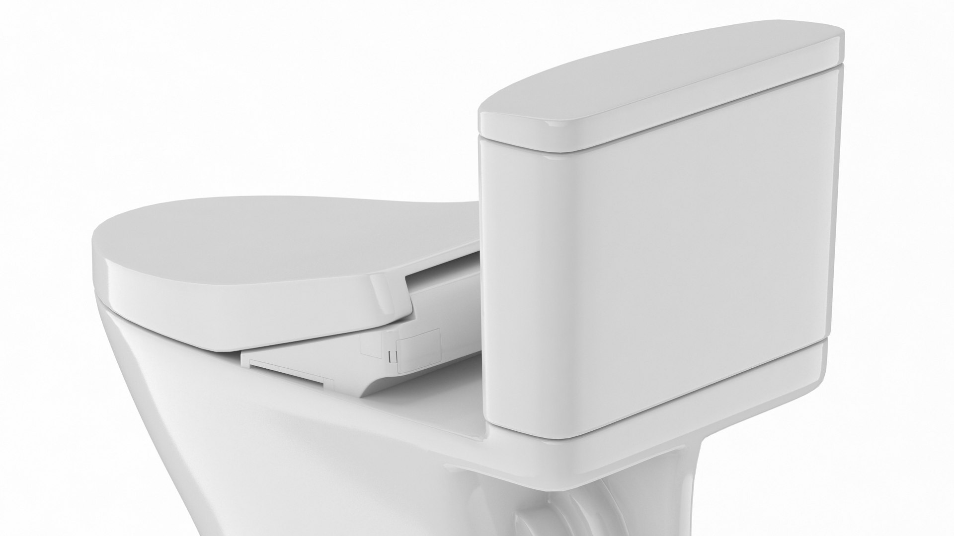 3D Toilet Piece Two-piece Model - TurboSquid 1572601