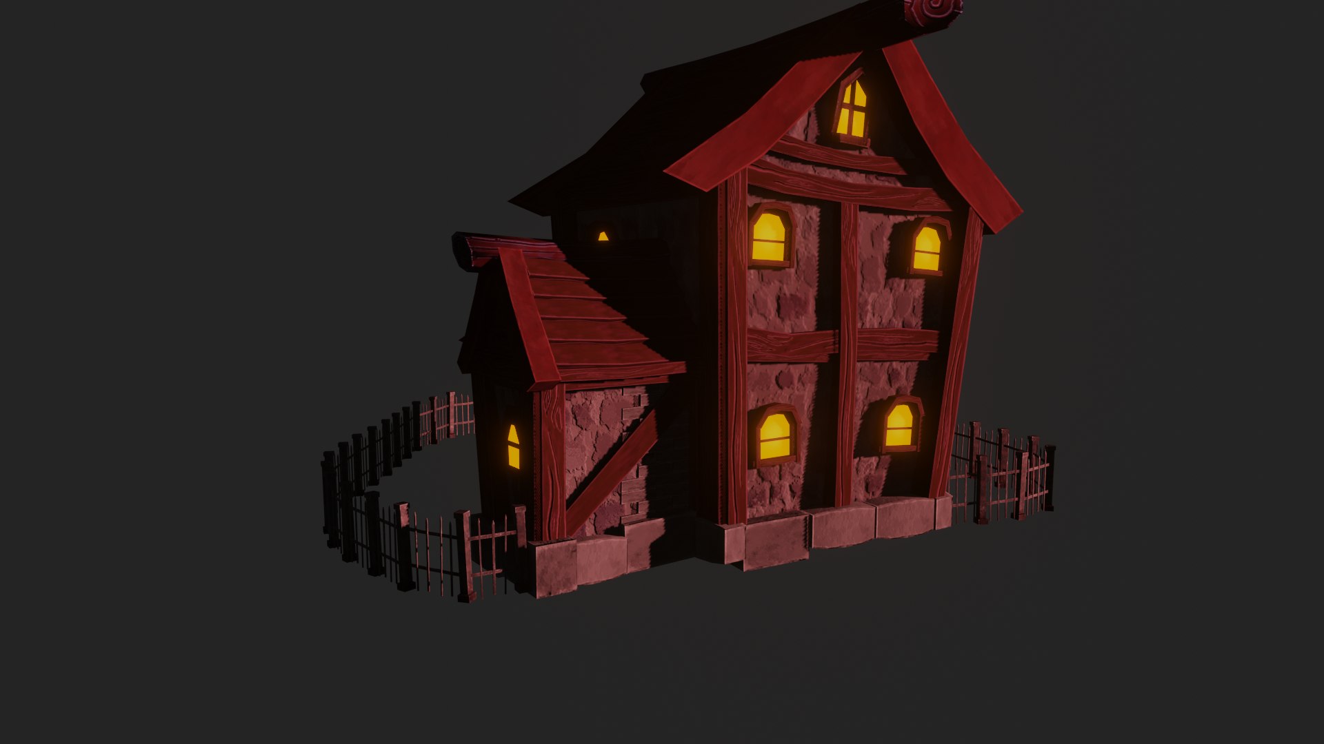 3D Stylised Witch House Model - TurboSquid 1811665