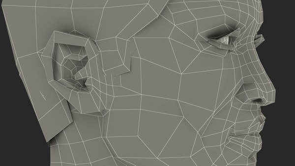 Asian Man Head 3D model - TurboSquid 1816320