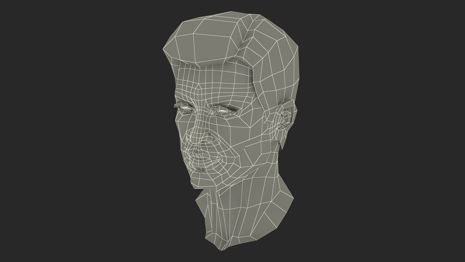 Asian Man Head 3D Model - TurboSquid 1816320