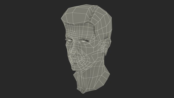 Asian Man Head 3D model - TurboSquid 1816320